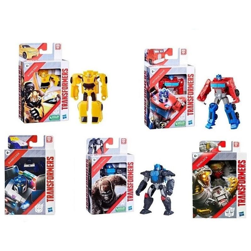 Hasbro - E0618 - Transformers Authentics Bravo, 5 verschiedene Transfo